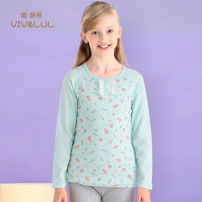 [USD 41.94] vivlul Only Louis Children's 100% Cotton Tops Girls Cartoon ...