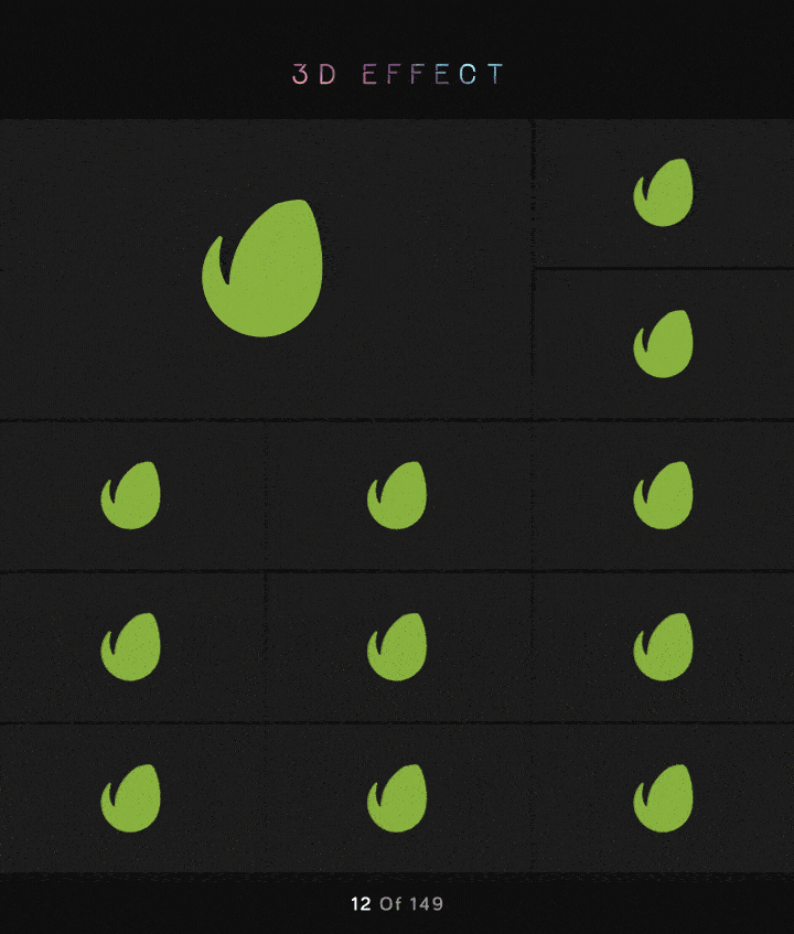 AE脚本-4500+图层弹性缓冲出入动画运动特效预设 Motion Presets | 龋齿一号GFXCamp