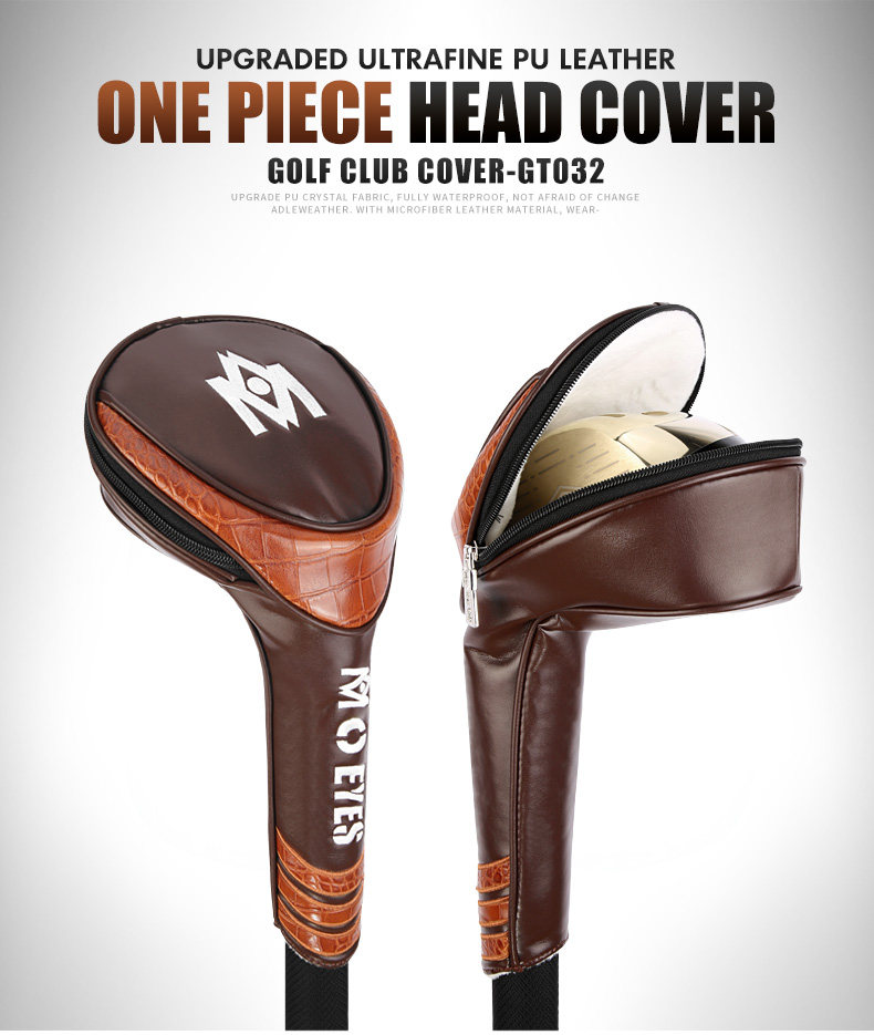 MO EYES GT032 One-piece Club Cover Golf Driver Cover with Shaft ...