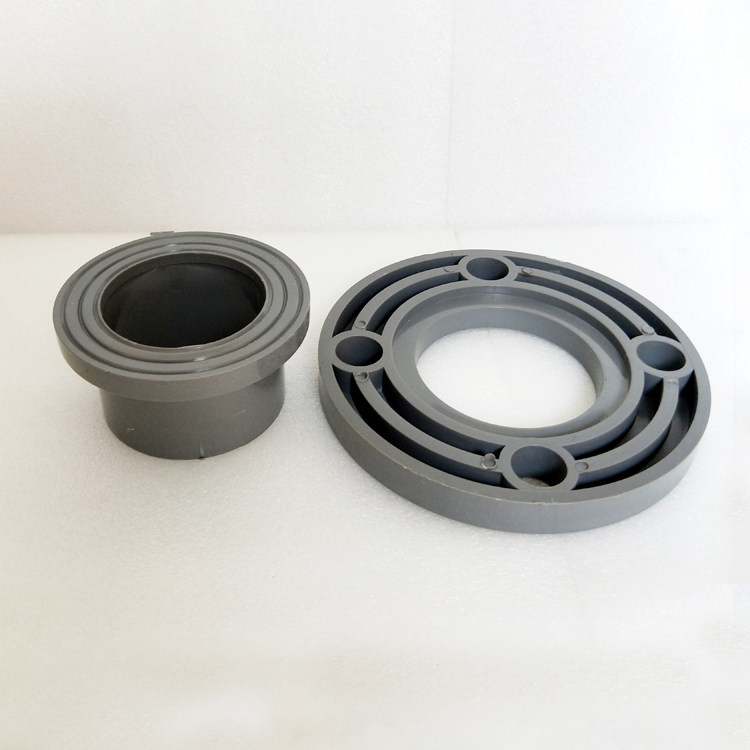 National standard PVC plastic loop flange movable split water supply ...