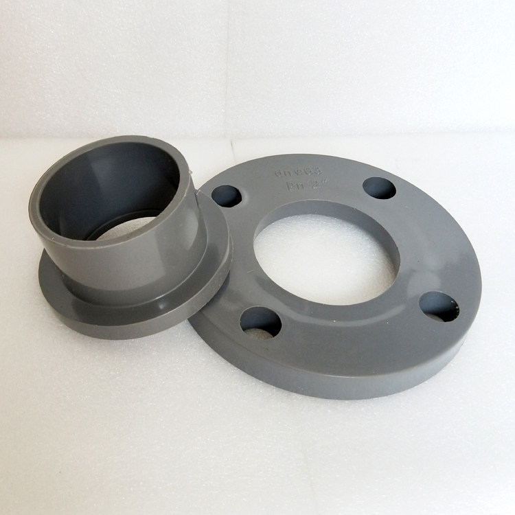 National standard PVC plastic loop flange movable split water supply ...