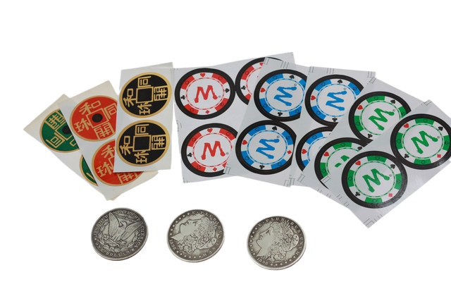 The close -up magic item high -quality chip Morgan STC Coin Set 2.0 ...