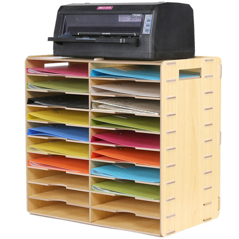 [USD 127.09] 20-grid double-row desktop storage boxes can put ultra ...