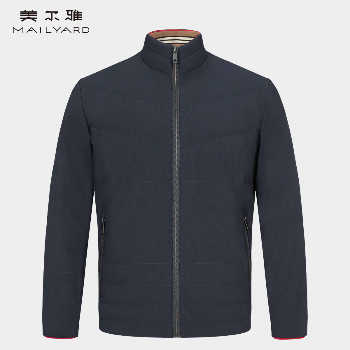 MAILYARD/美尔雅羽绒服 休闲百搭男士立领拉链保暖夹克外套 239-Taobao