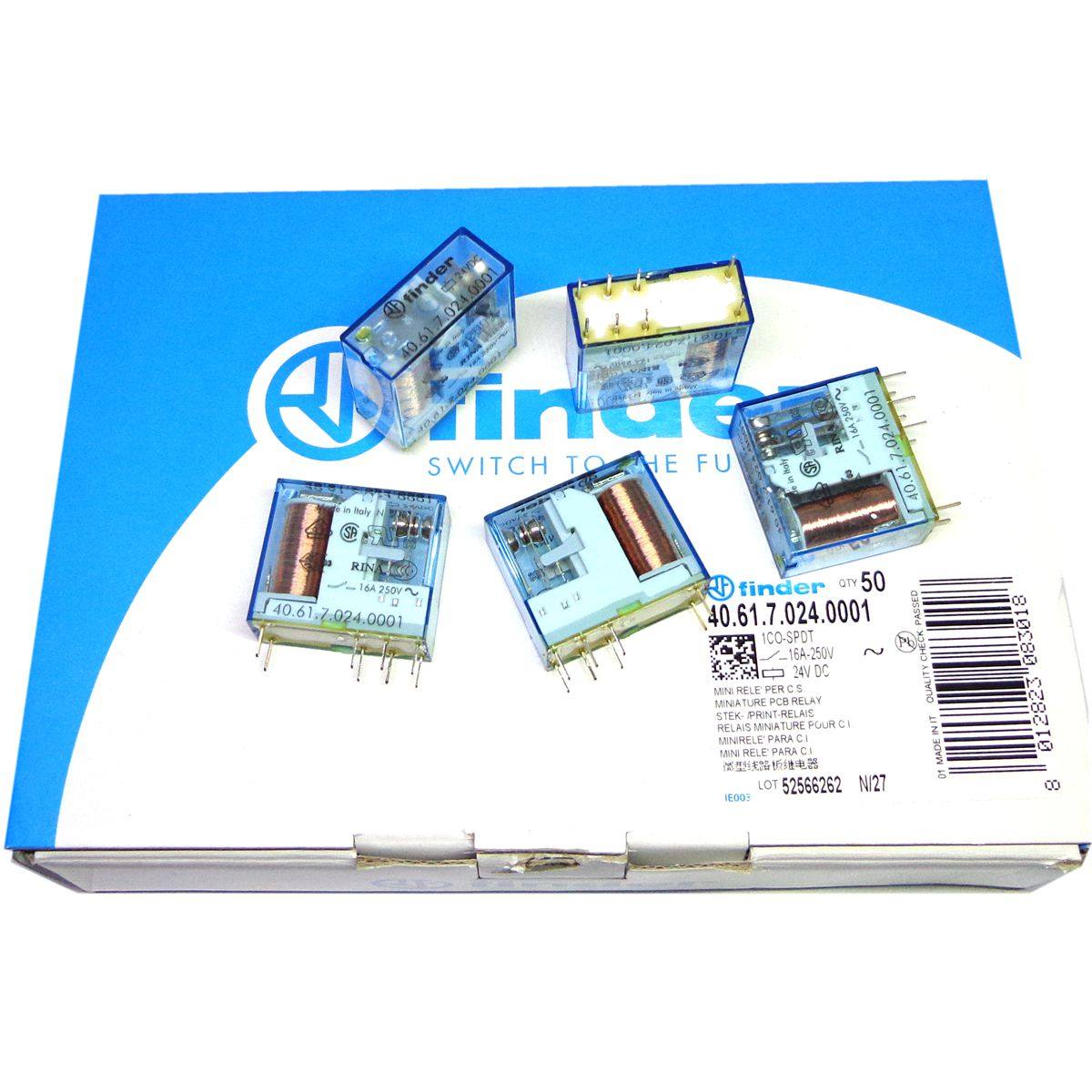 New Original Finder 40 61 7 024 0001 Type 40 61S 24VDC Relay New Original Finder 40 61 7 024 0001 Type 40 61S 24VDC Relay