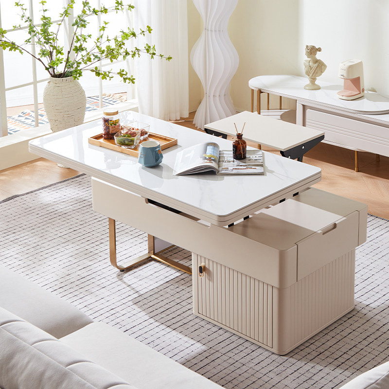 [USD 1041.07] Multifunctional elevated and lowered tea table with ...