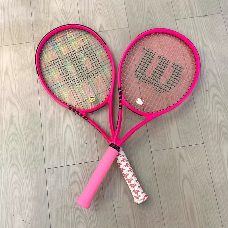 Wilson Clash 100L V2.0 Neon Pink，霓虹粉网球拍如何击破你的运动新高度？🔥-网球拍-淘宝好物网