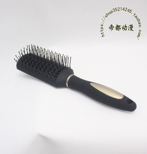 [USD 6.88] Super big camper wig special big tooth comb hair comb black ...