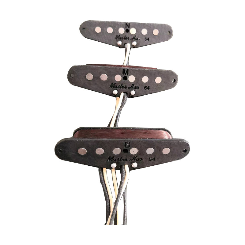 老郝手工拾音器電吉他復刻Fender54 三單樂器配件總成新品MH-CS54