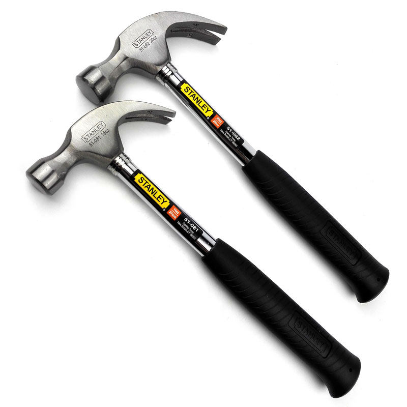 Stanley Tool Steel Handle Claw Hammer 16oz 51-081-23 20oz 51-082-23 ...