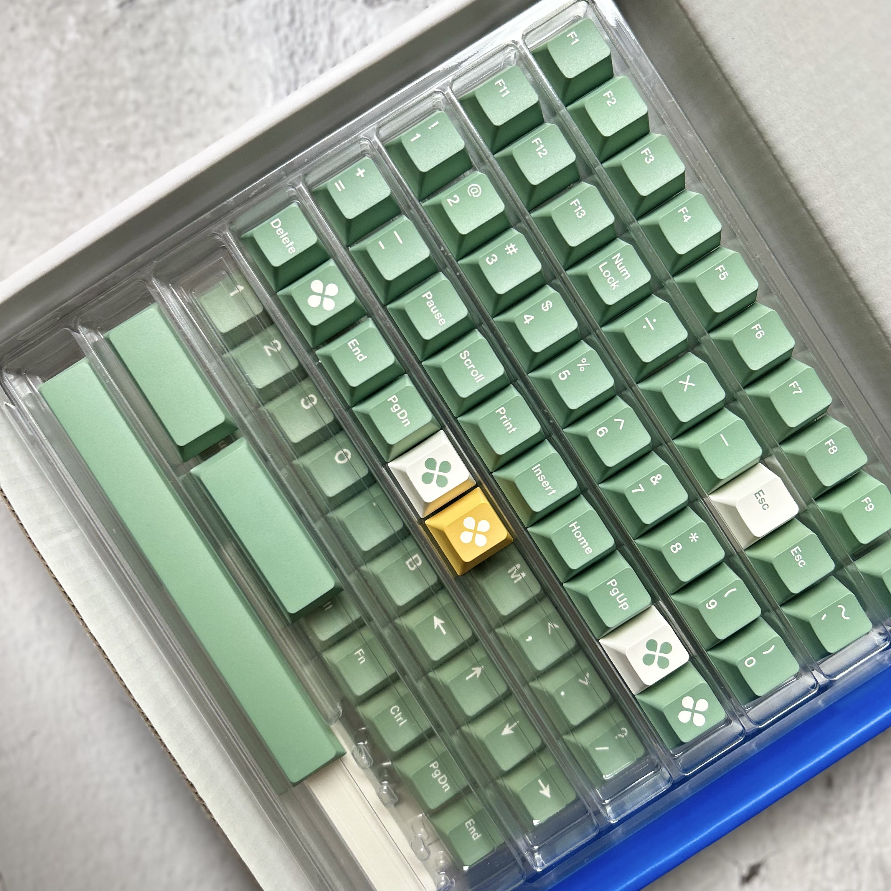 GMK DANDY蒲公英键帽五面热升华客制化全套，含7U兼容ALICE，客制键盘玩家必备！-键帽-淘宝好物网