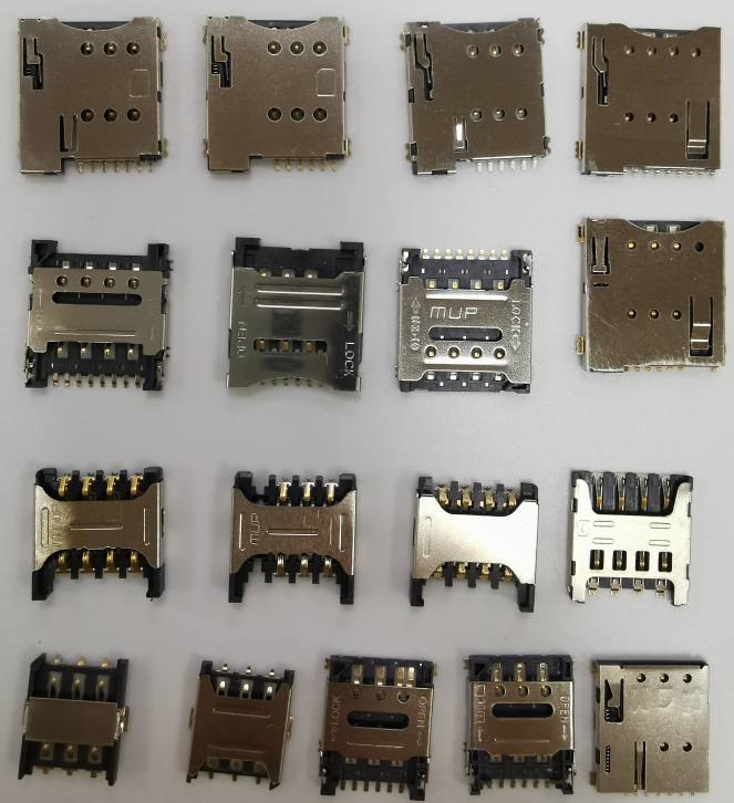 TF card reader IC socket SD memory card slot connector SIM large and ...