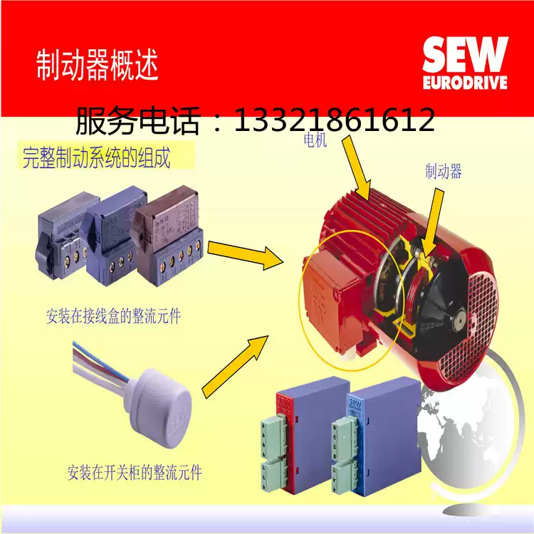 SEW电机刹车制动器BE1 BE2 BE5 BE11 BMG1 2 4 8德国赛威原装抱闸