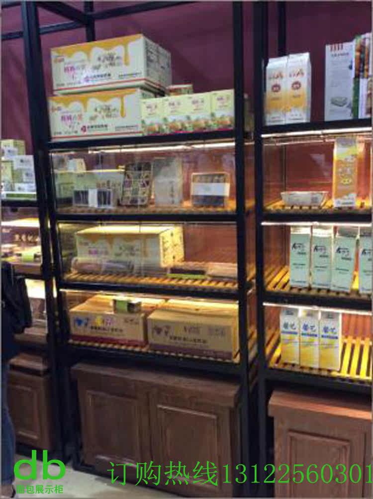 Купить Витрина хлебобулочная 铁艺面包柜展示柜蛋糕饼干展示柜蛋糕模型玻璃柜台中岛柜超市货架 Db_shelf в ...
