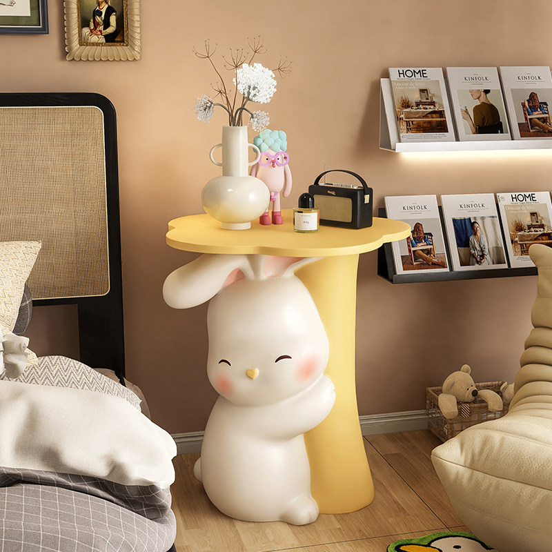 Cartoon Bunny Children's Bedside Table Small Creative Modern Simple ...