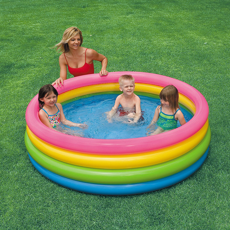 INTEX Inflatable Swimming pool Bath Children's home Indoor thickened ...