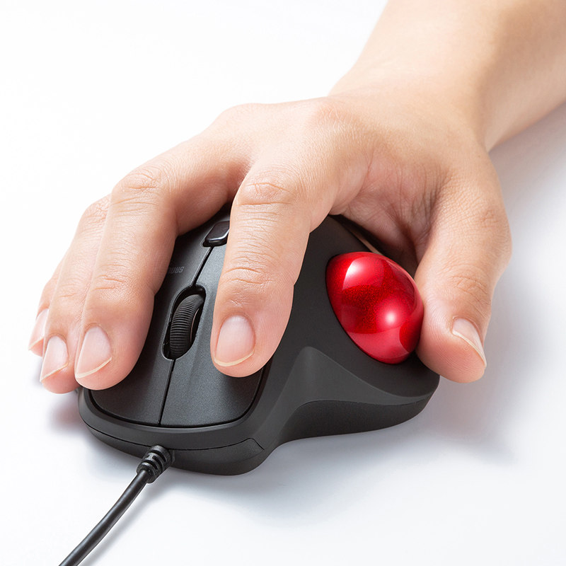 Japan SANWA wired mouse trackball mute wireless Bluetooth 5 1 dual-mode ...