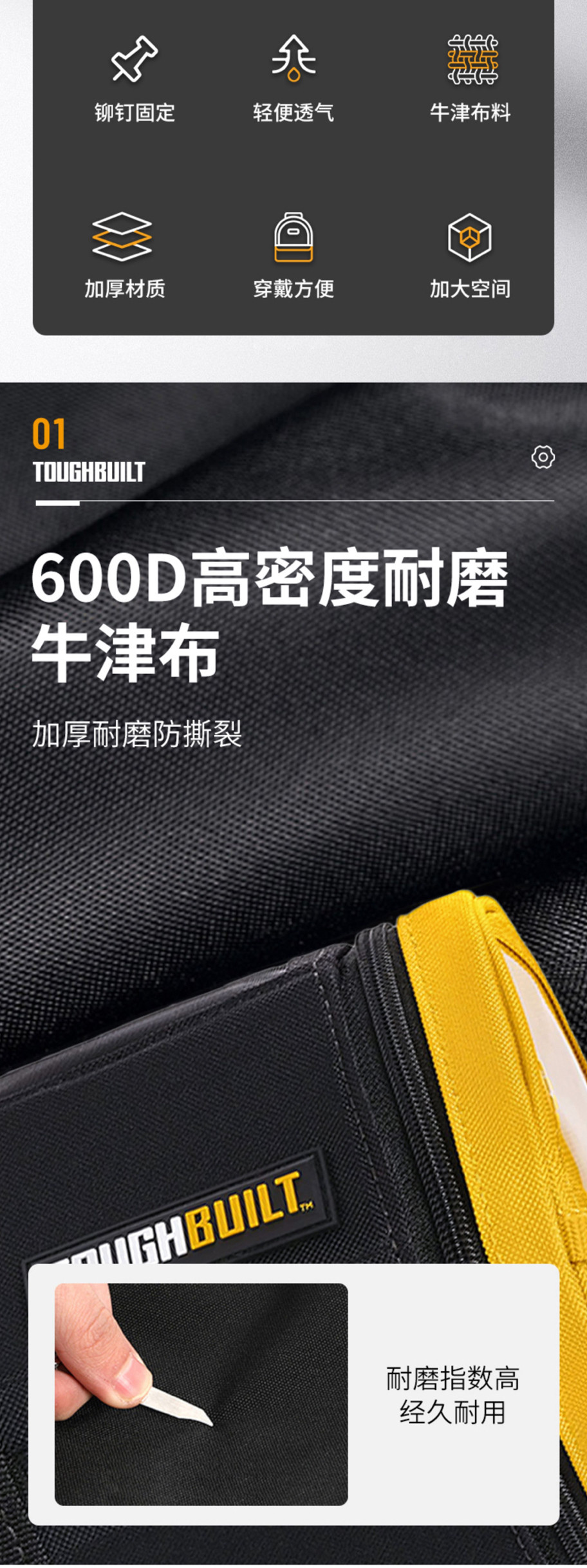 TOUGHBUILT拓必得TB-192-A2收纳盒：工具控的终极梦想，你的DIY天堂来了！-镜头袋-淘宝好物网