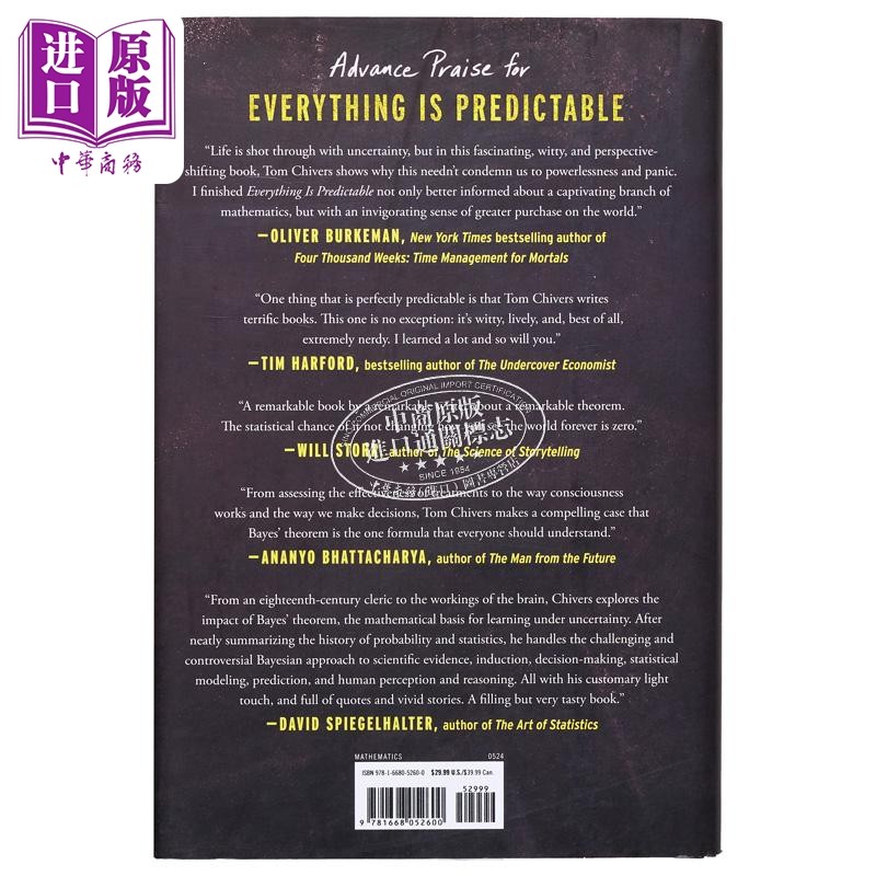🔮揭秘未来！《Everything Is Predictable》贝叶斯统计带你洞见世界真相-文学小说类原版书-淘宝好物网