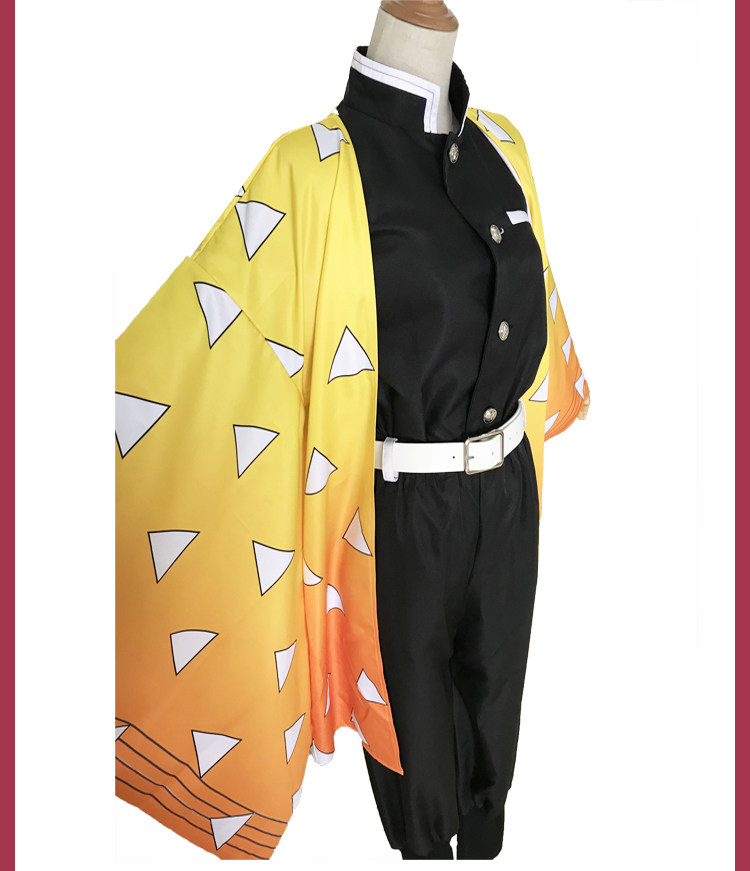 Demon Slayer : Kimetsu no Yaiba Zenitsu Agatsuma Cosplay costumes ...