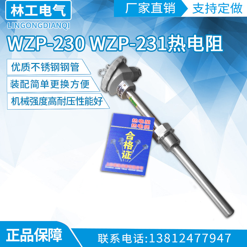 (Jia Min) WZP-230 WZP-231 PT100 Thermal Resistance Thermocouple ...