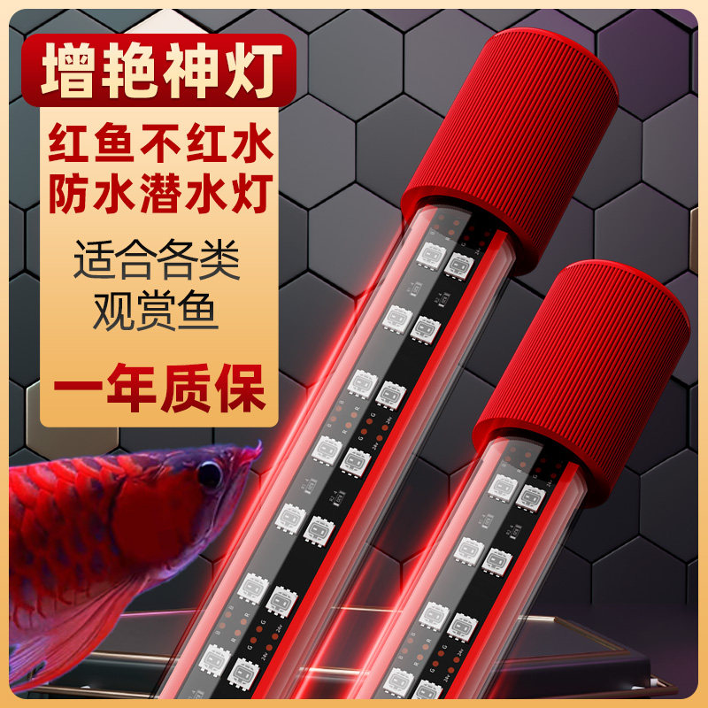 [USD 29.86] Dragon Dragon Fish Lamp Red Dragon Fish special water tank ...