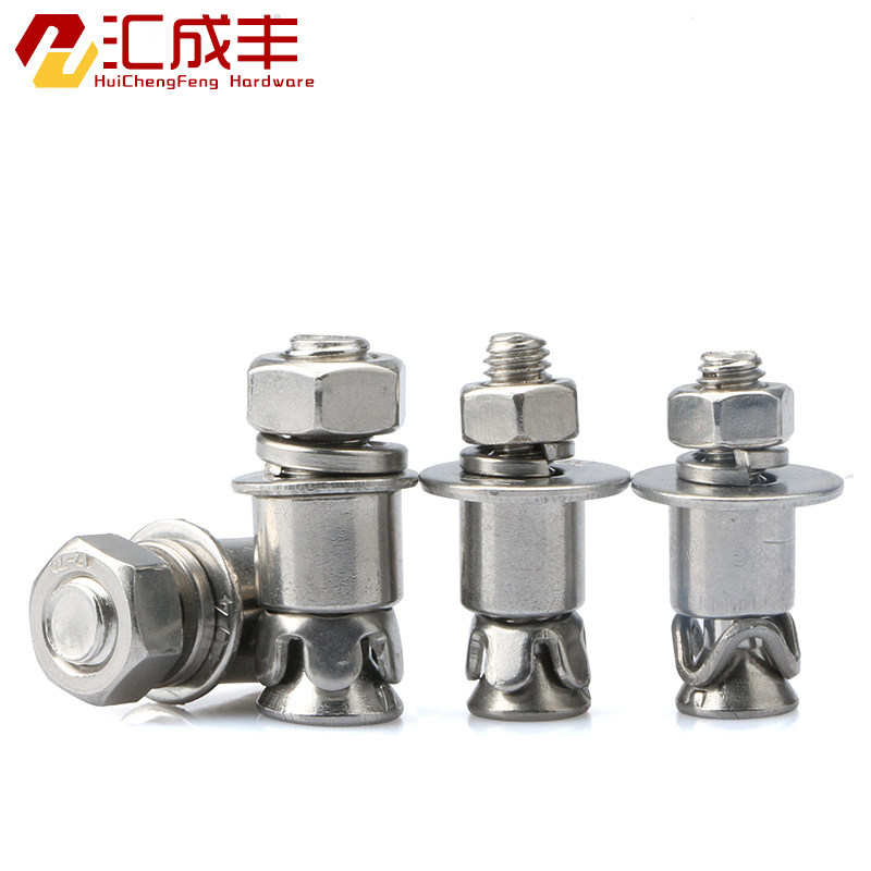 Buy 304 stainless steel back bolts screw knock type back bolt screw ...