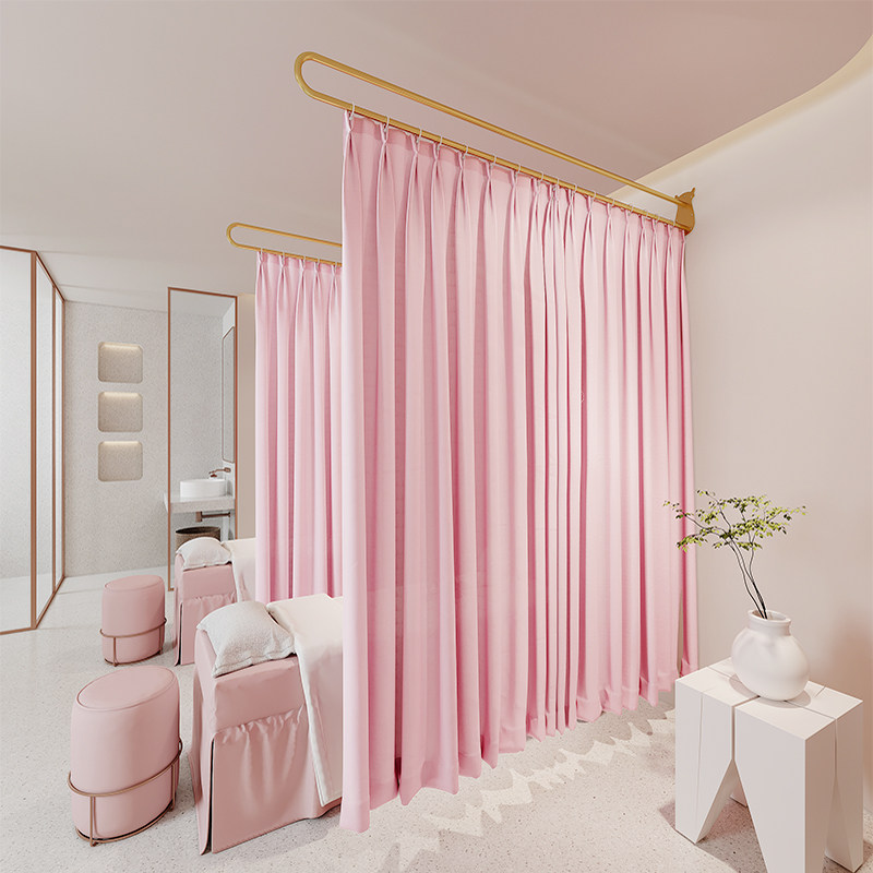 Casual beauty salon partition curtain, how to enhance the style of your ...
