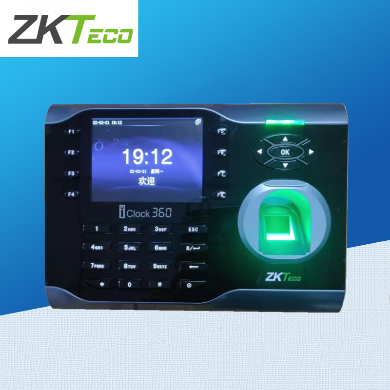 ZKTeco熵基科技iclock360考勤机如何实现高效准确的指纹识别？-考勤门禁-淘宝好物网