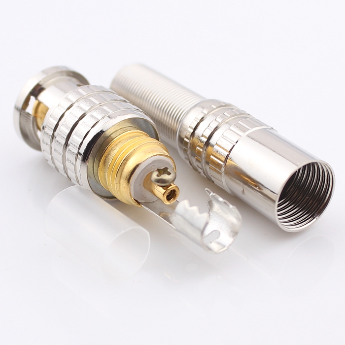 免焊BNC接頭監控接頭模擬攝像機頭75-3-5傳輸線Q9公頭bnc插頭