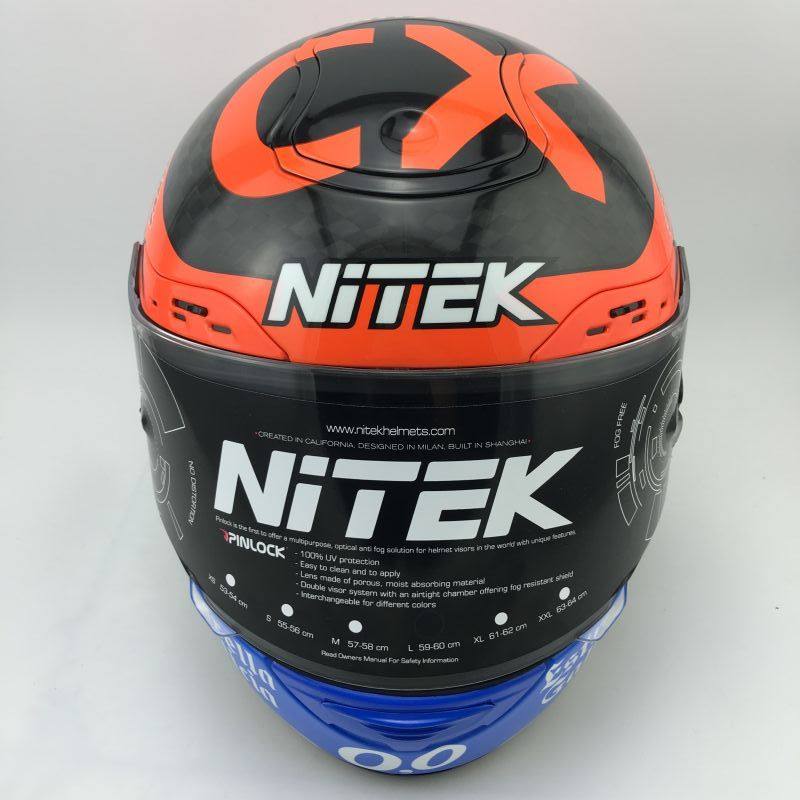 [USD 793.57] American NITEK P1 Carbon Fiber Motorcycle Helmet Running ...