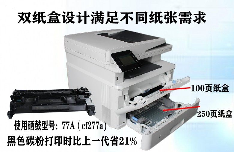 全新惠普M427fdw无线黑白激光自动双面打印复印扫描一体机M429fdw-阿里巴巴