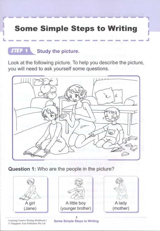 SAP Learning Creative Writing Workbook，新加坡英语写作教辅教材真的这么神奇吗？-儿童读物原版书-淘宝好物网