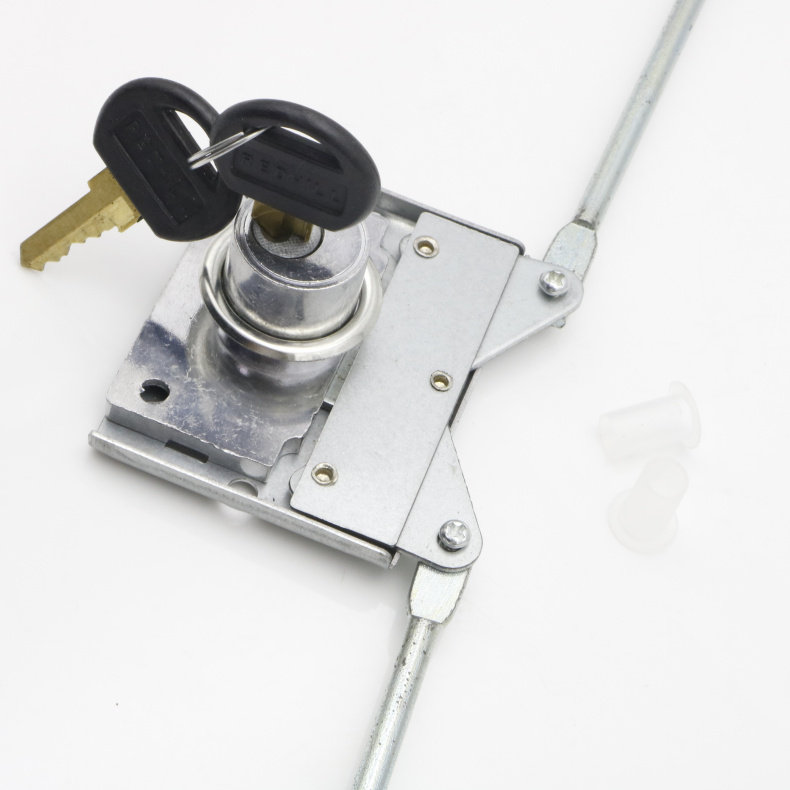 [USD 10.35] Drawer lock steel cable steel cabinet lock pole lock old ...