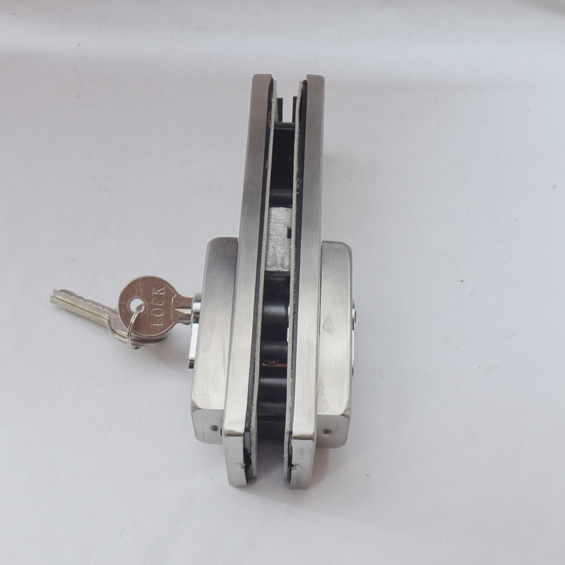 [USD 17.19] Glass Door Floor Lock Double Open Glass Door Lock Floor ...