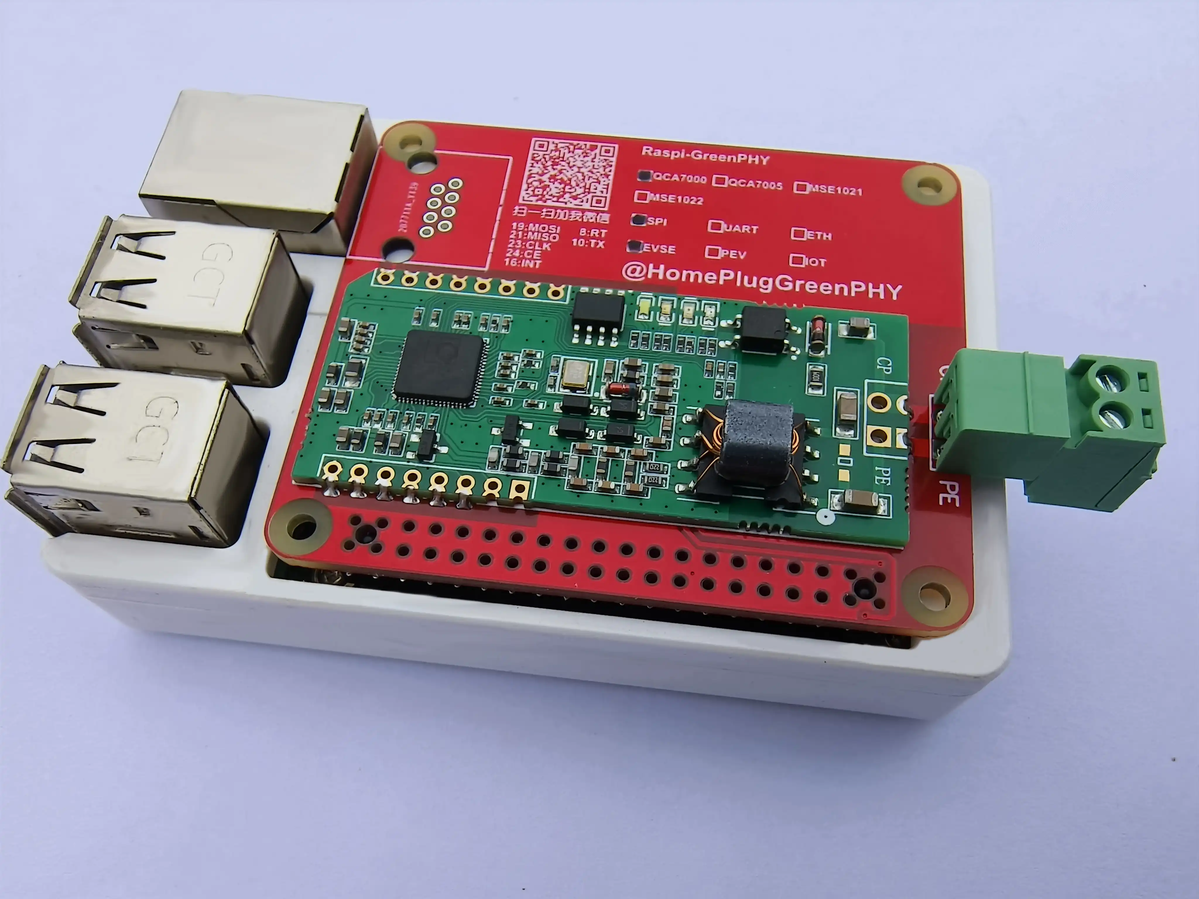 QCA7000/7005開發板HomePlugGreenPHY/ISO15118樹莓派Raspberry