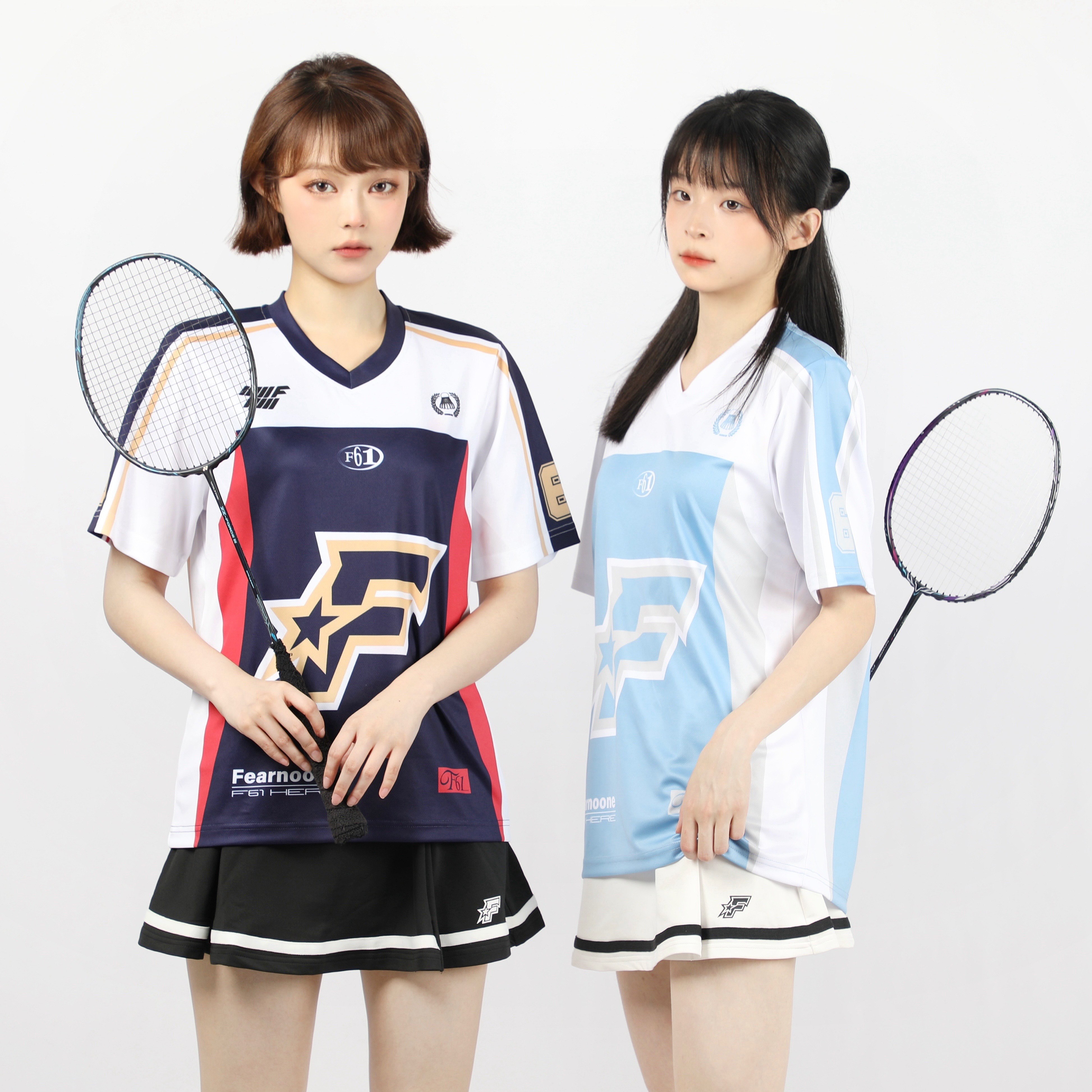F61 new american retro blue badminton outfit: how to choose the perfect ...