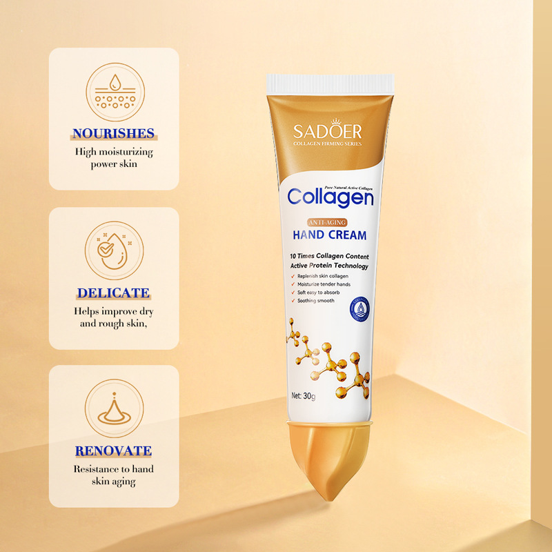 SADOER Collagen Anti-Wrinkle Hand Cream: 滋润嫩肤，告别秋冬干裂！-其它-淘宝好物网