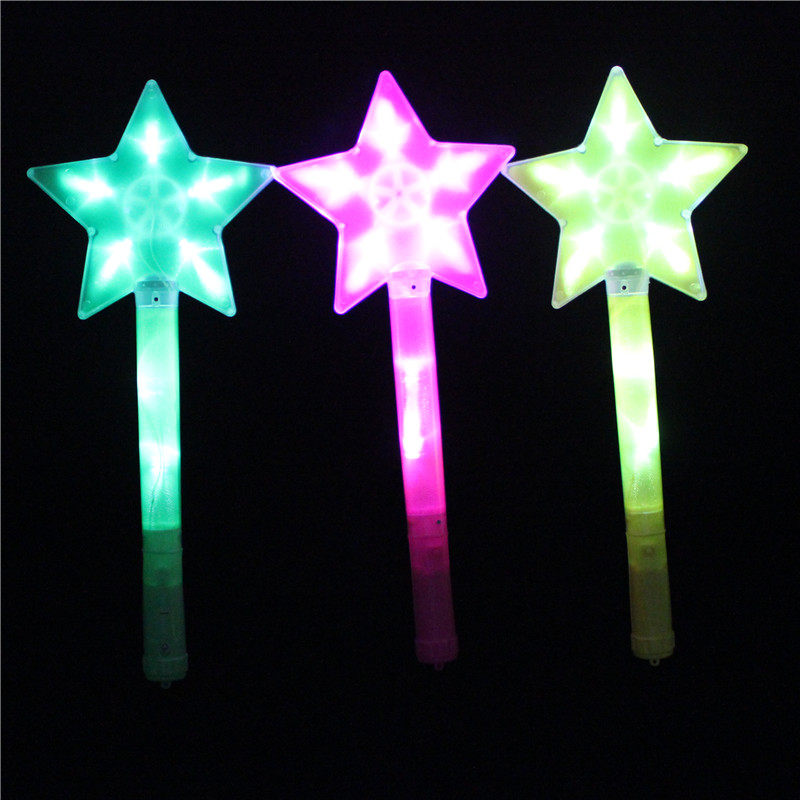 Five-pointed star fluorescent stick Star love flash stick Concert ...