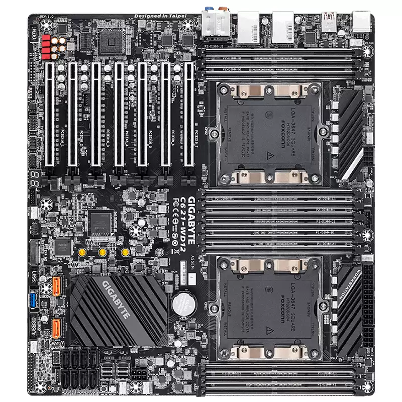 华擎永擎EP2C621D12 WS技嘉C621 WD12 IPMI单双路主板8275CL超微