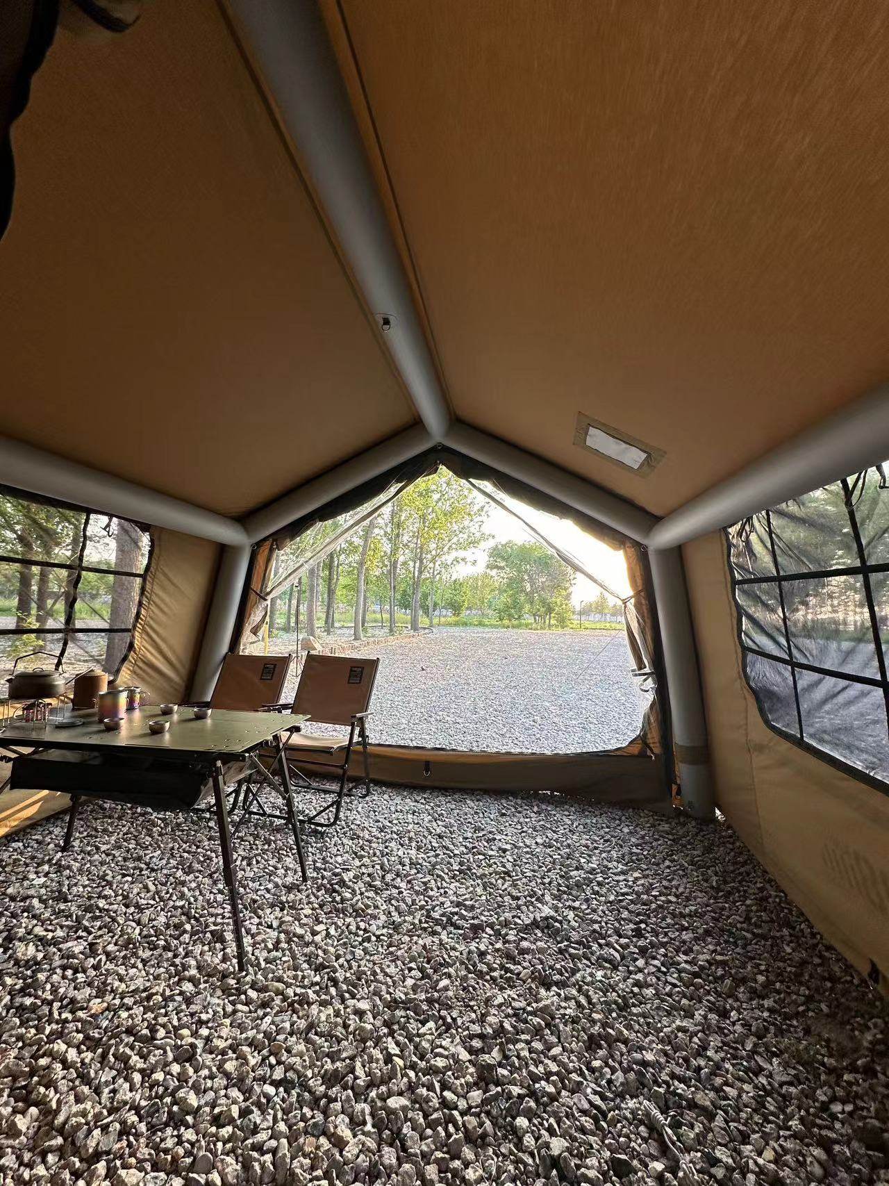 【Starfire 8 Square--Mars08】One-Bedroom, One-Living Room Inflatable Tent ...