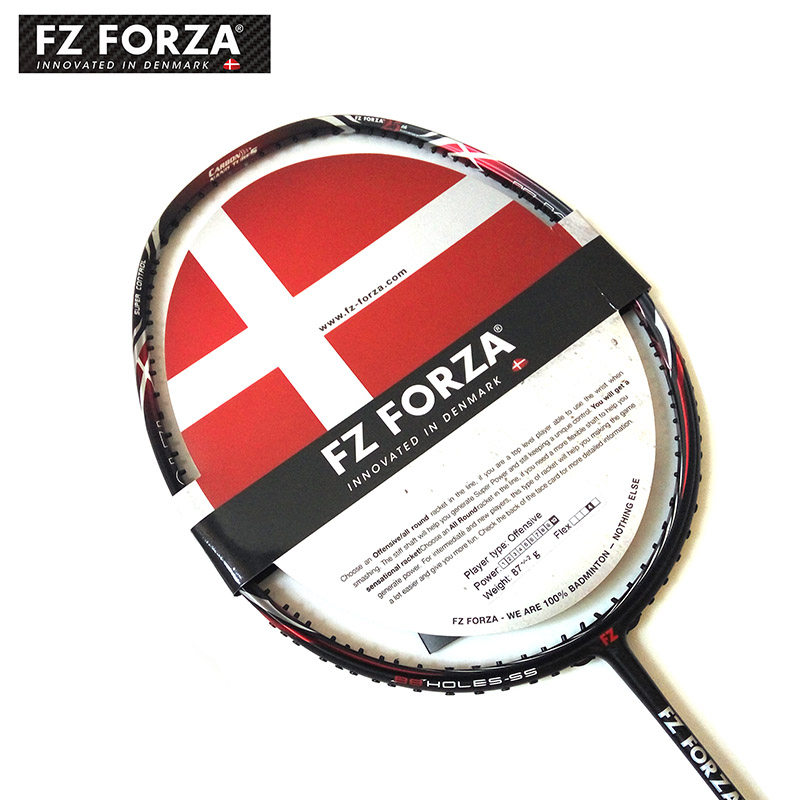 Denmark FZ FORZA professional badminton racket 88 holes 96 holes super ...
