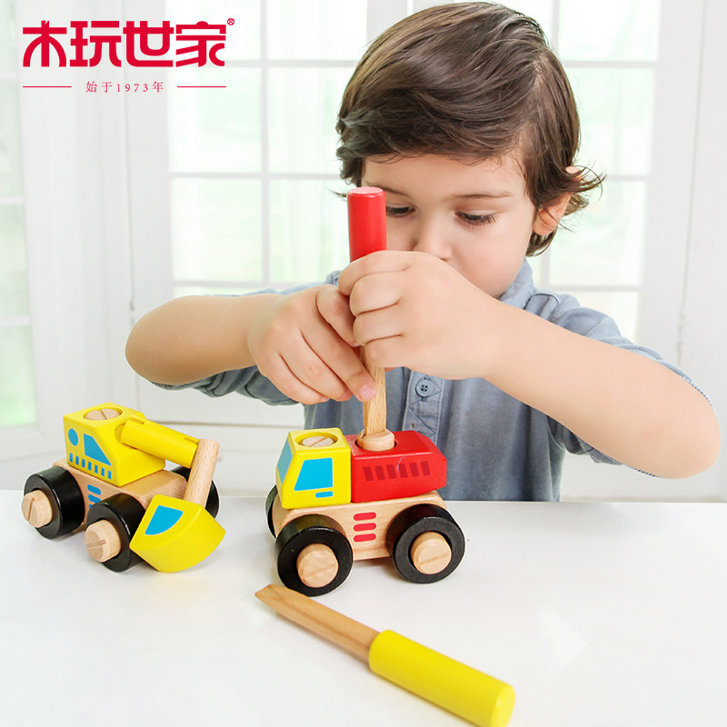 Wooden toy world kids' screw & nut construction vehicle set: the new ...