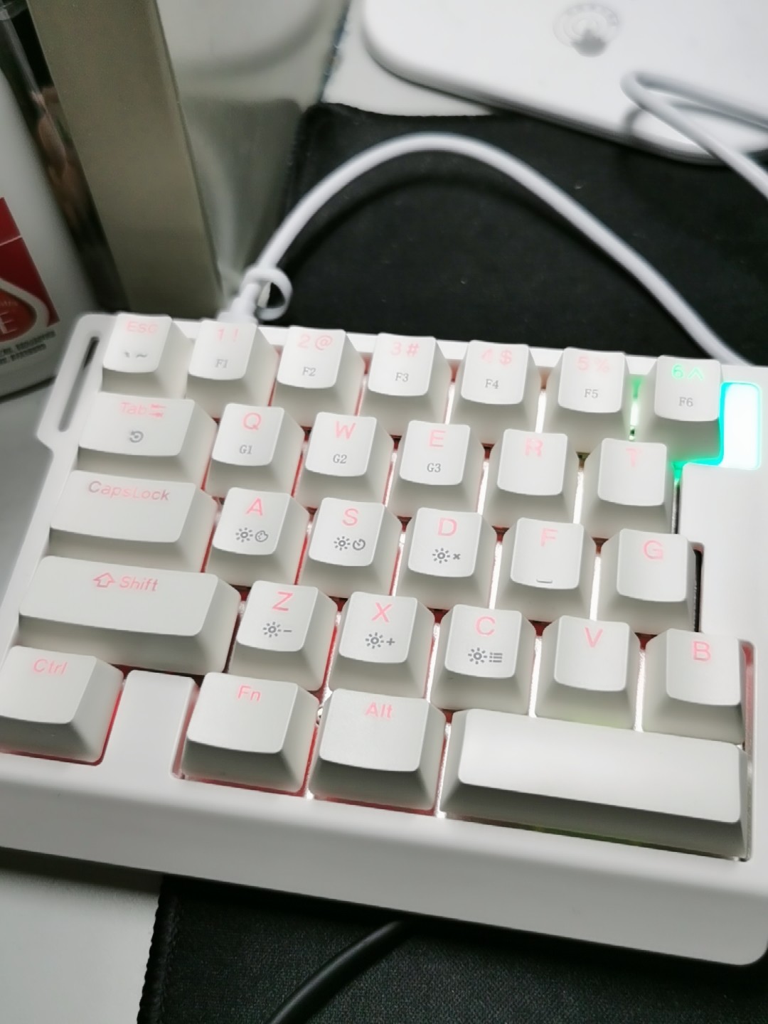 ZUOYA HE30单手游戏磁轴机械键盘有线宏编程FPS瓦吃鸡永劫急停评价 - 淘宝网