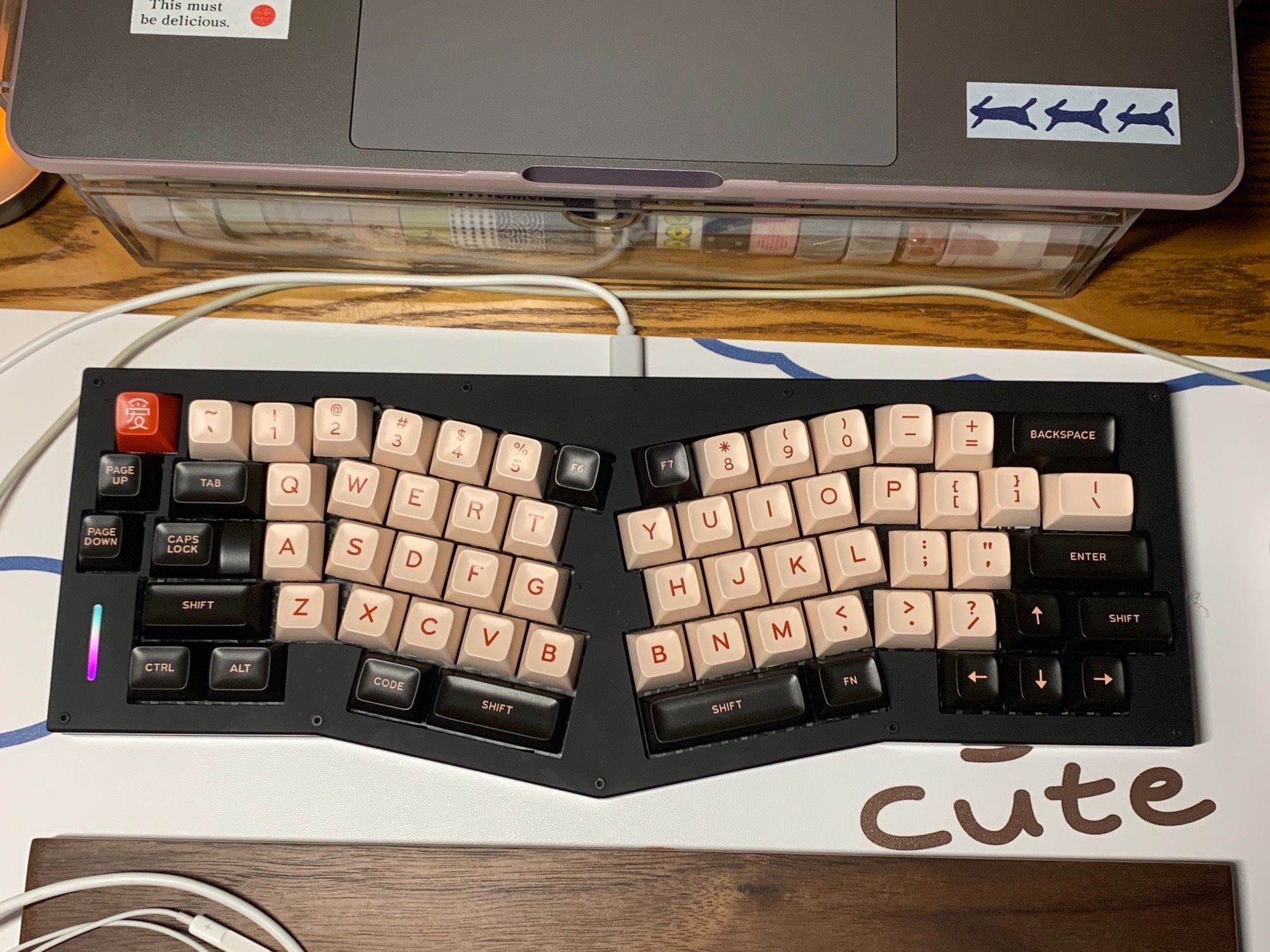 Acrylic OWLAB Spring Mechanical Keyboard Customized Keyboard ...