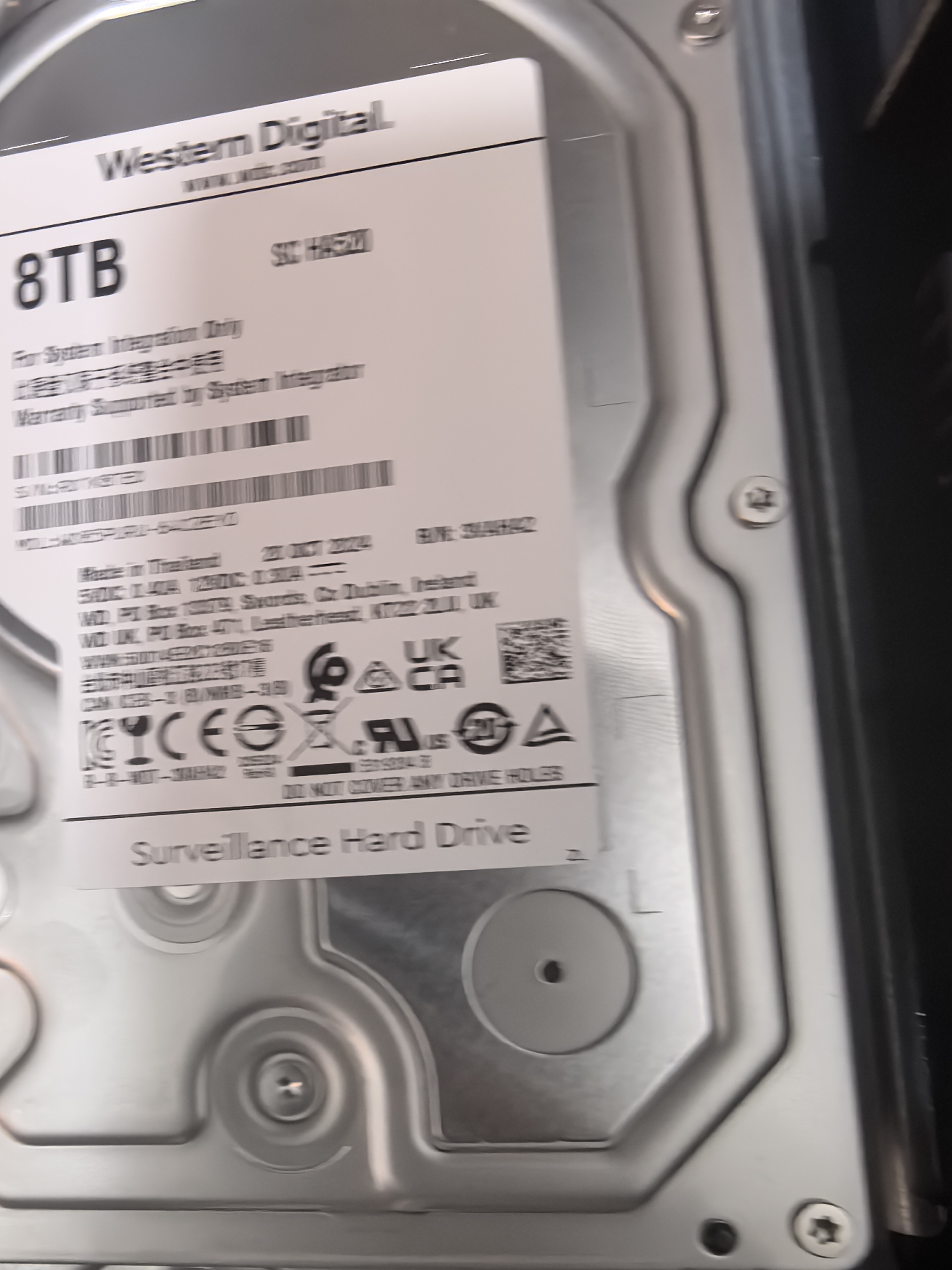 WD/西部数据WD85PURZ/WD85PURU/WD84PURU 紫盘录像机监控8TB硬盘-淘宝网