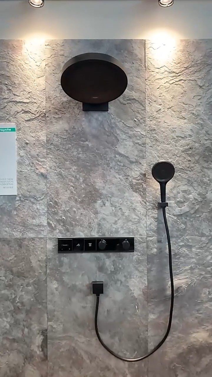 Hansgrohe 26230677境雨360單速花灑摩登黑暗裝淋浴花-Taobao