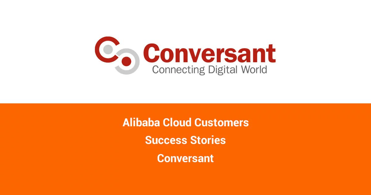 Conversant: Cloud Infrasstructure, Elastic Computing - Alibaba Cloud ...