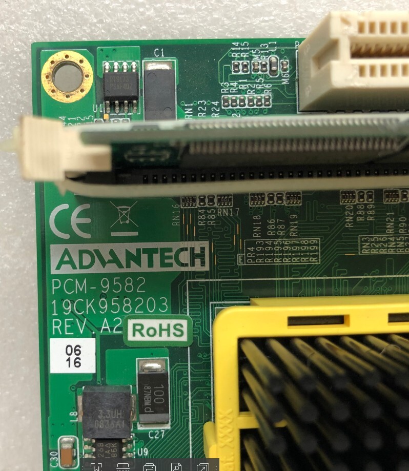 少量收购：研华 PCM-9582 REV.A2设备主板带原装