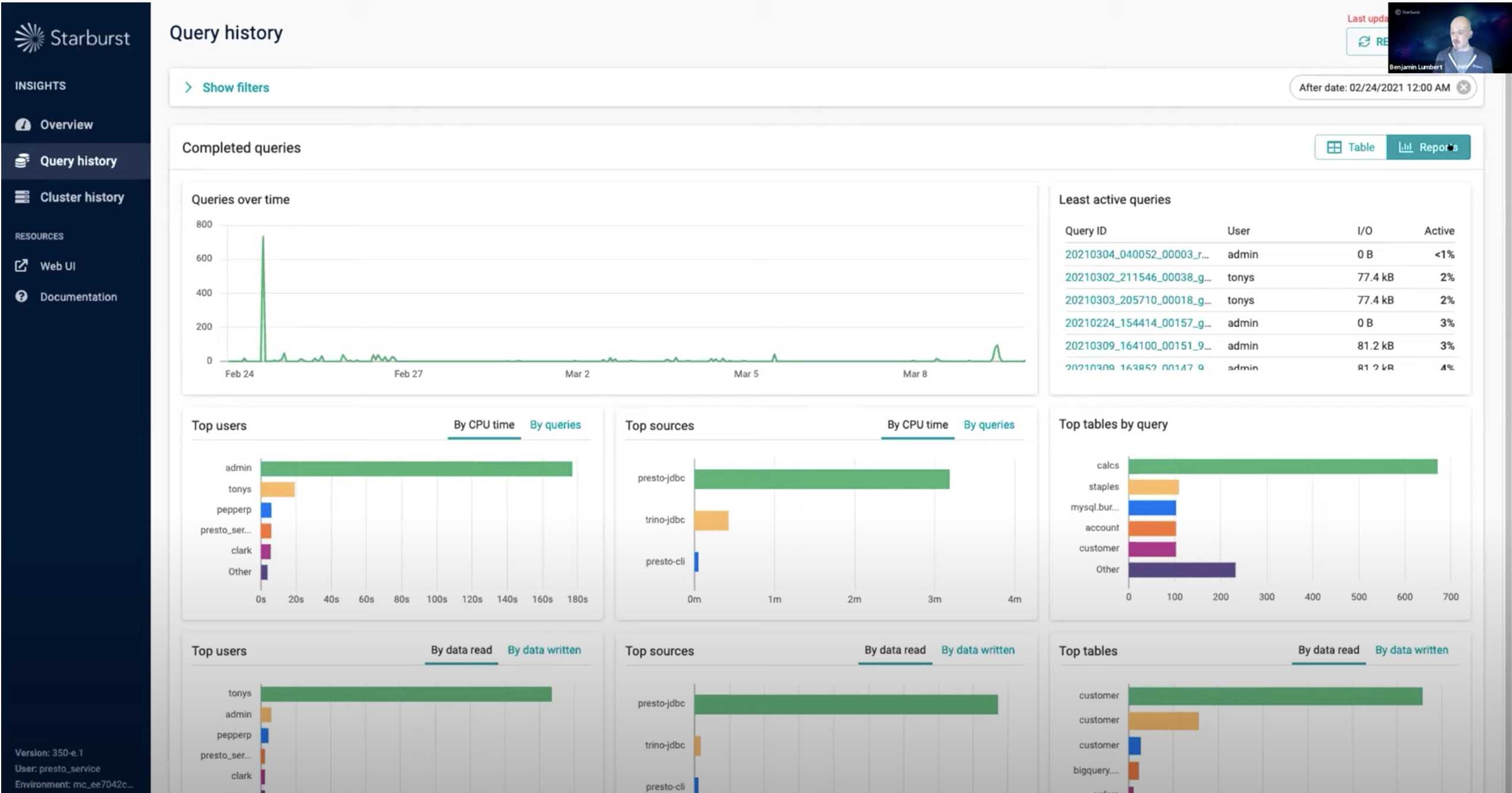 Starburst企业数据实时分析云平台
